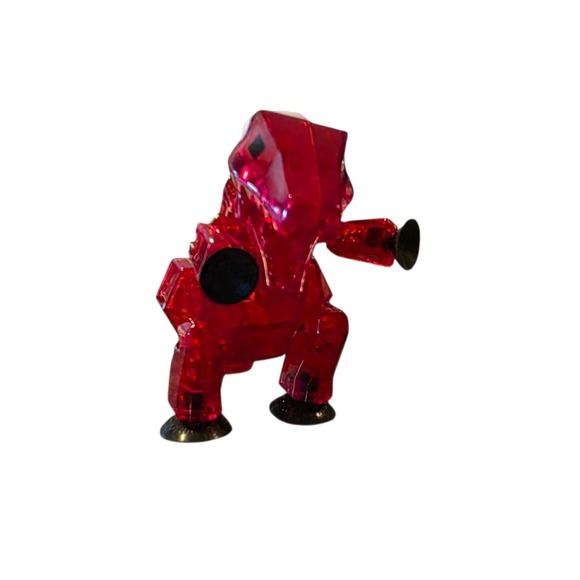 Toys | Stikbot Dino T Rex Transparent Red Dinosaur Robot Action Figure ...